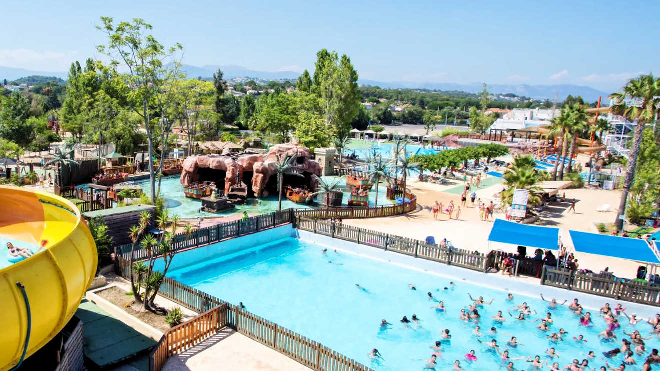 Aquasplash water park on French Riviera South France